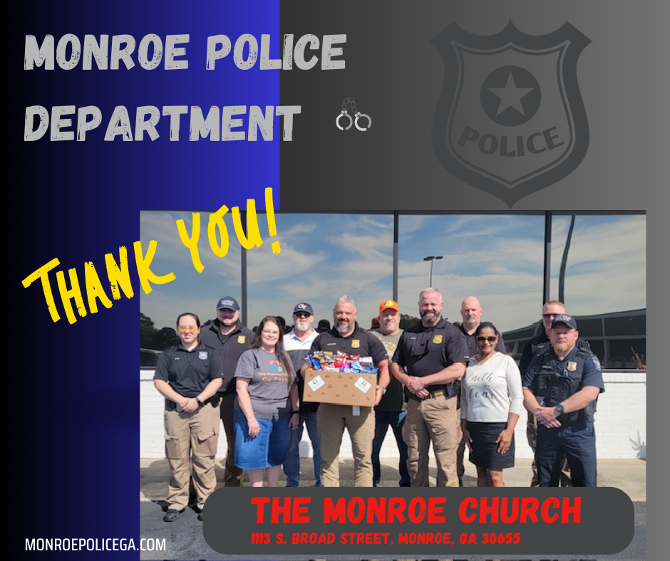 Thank You - The Monroe Church - Monroe PD